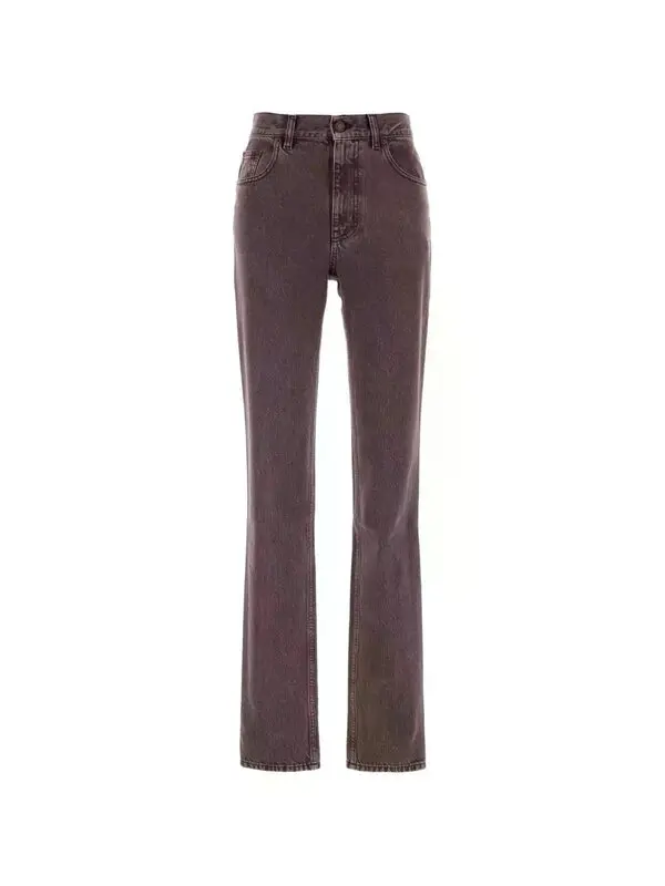 Chloé Faded-effect Jeans - Purple
