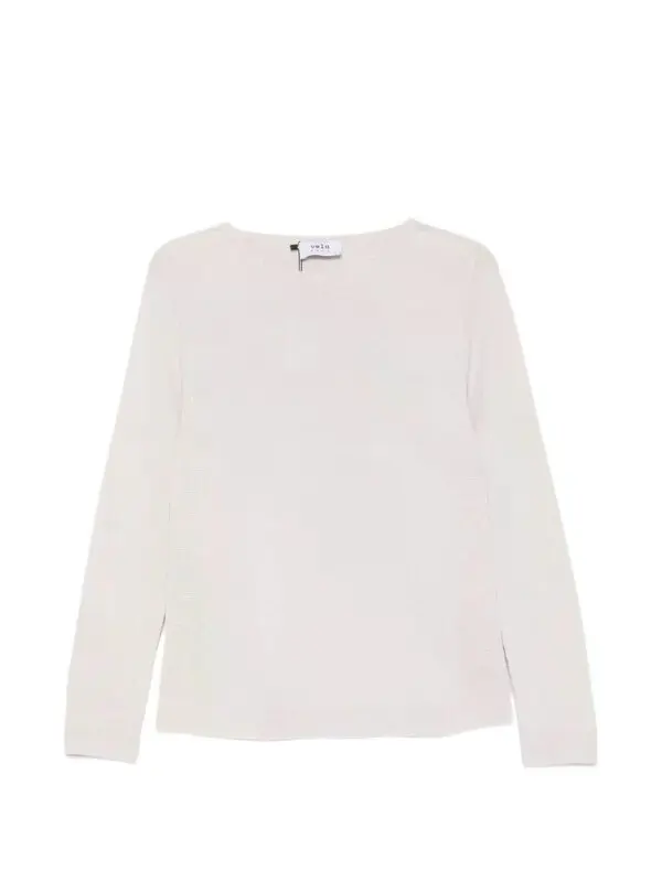 VELA SHOP Fine-knit Boat-neck Sweater