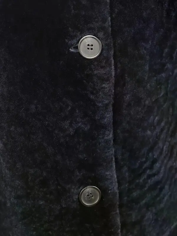 ARMA Shearling-texture Button-up Jacket