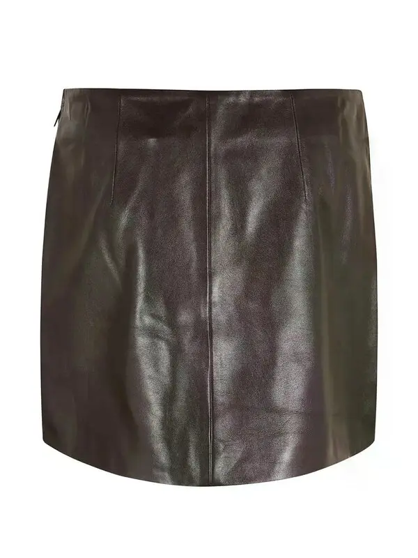 ARMA Leather Mini Skirt