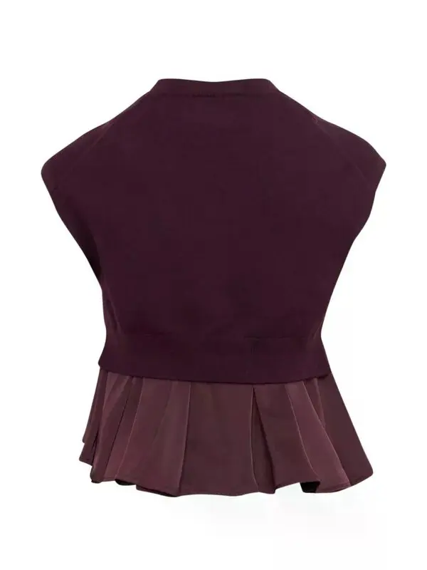3.1 Phillip Lim Pleated-peplum Sweater