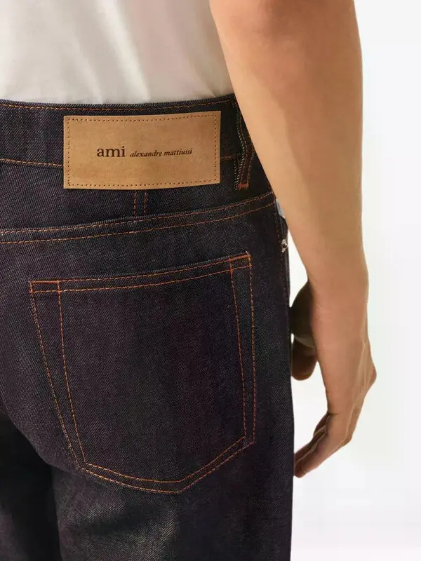 AMI Paris Parisian-fit Cotton Jeans