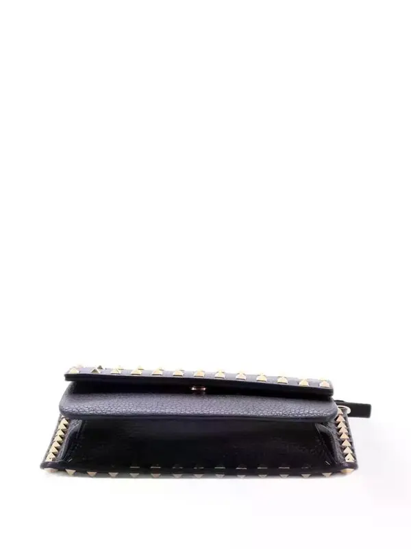 Valentino Garavani Rockstud Front Handle Flap Bag Leather Small Crossbody Bag