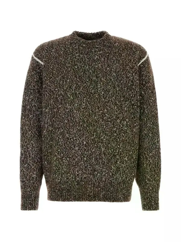 Herno Mélange-effect Crew-neck Sweater
