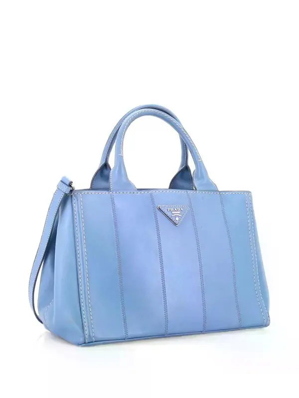 Prada Garden Soft Calf Medium Tote Bag