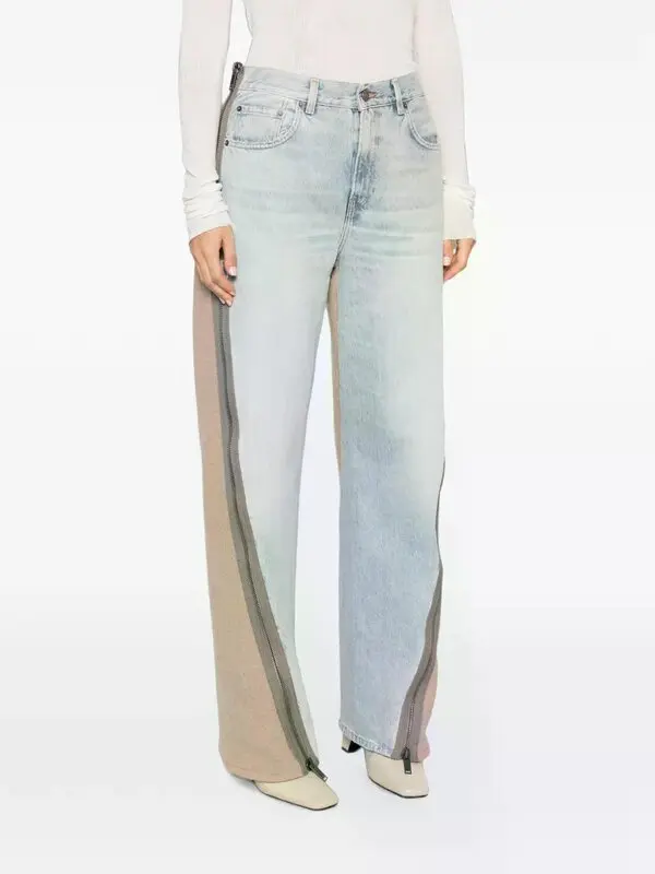HAIKURE Zip-detail Panelled Jeans