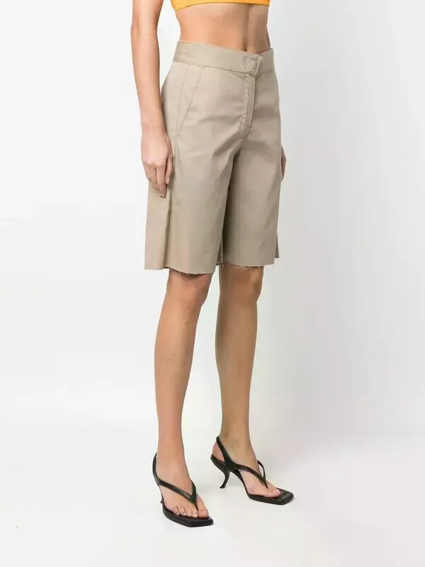 Palm Angels Reverse Waistband Knee-length Shorts