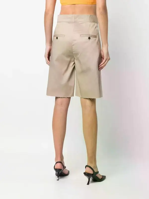 Palm Angels Reverse Waistband Knee-length Shorts