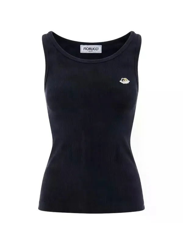 Fiorucci Angels-patch Ribbed Tank Top