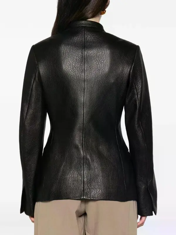 RÓHE Grained-leather Jacket