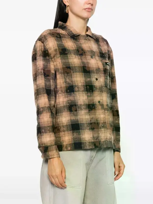 Palm Angels Logo-patch Check Shirt