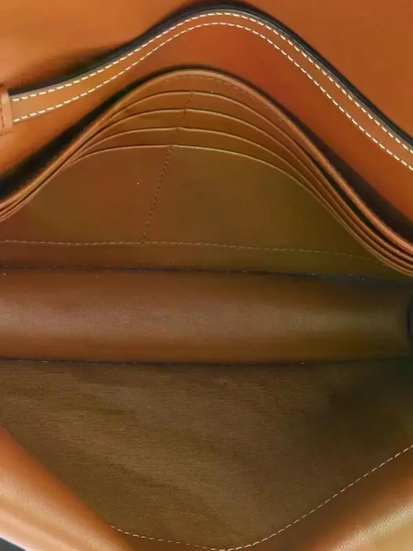 Celine Wallet On Strap Triomphe Coated Canvas Crossbody Bag