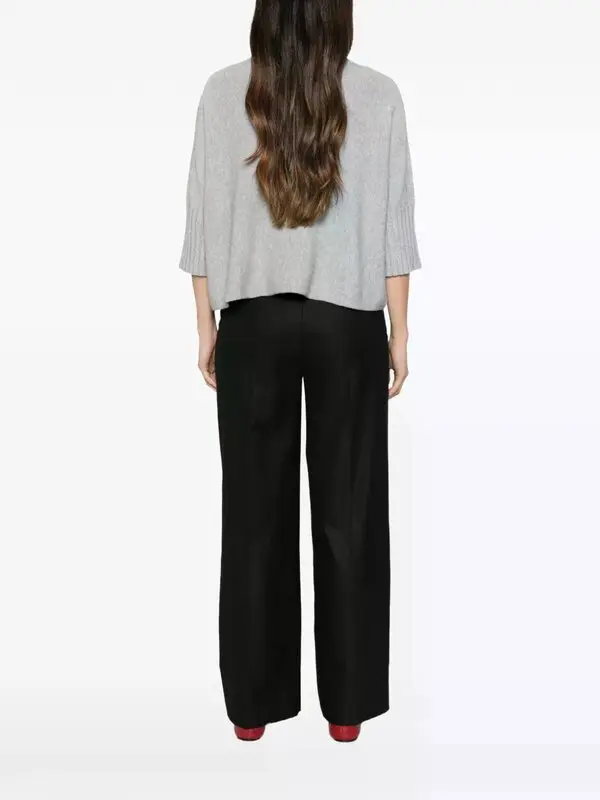 VELA SHOP High-neck Ribbed-trim Sweater