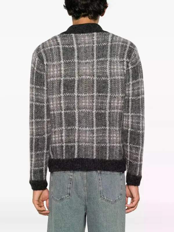 Our Legacy Check-pattern Cardigan