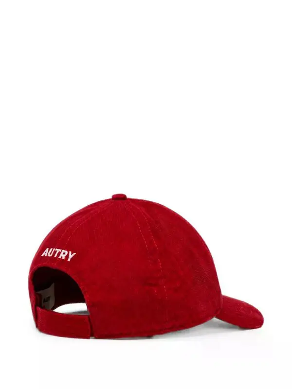 AUTRY Logo-embroidered Corduroy Baseball Cap