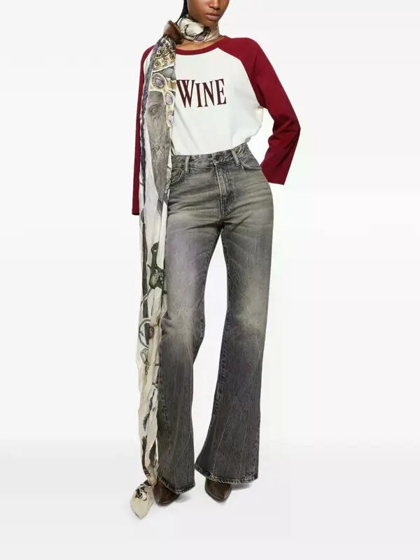Acne Studios Wine Graphic T-shirt