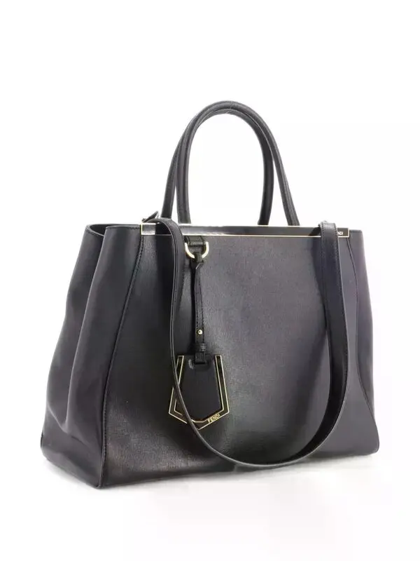 Fendi 2jours Bag Leather Medium Tote Bag