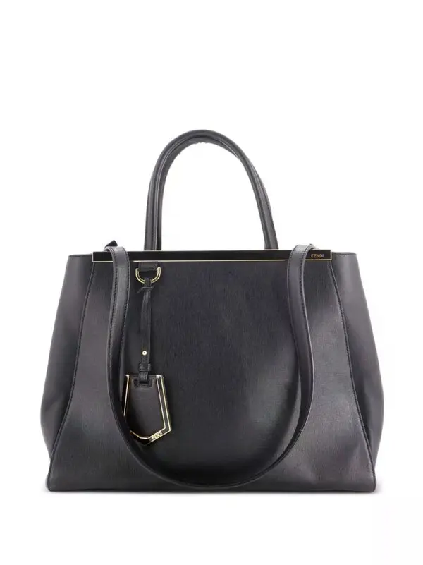 Fendi 2jours Bag Leather Medium Tote Bag