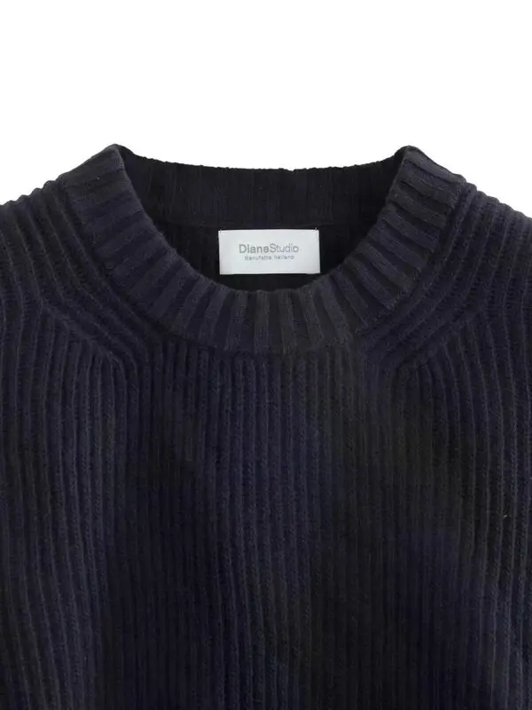 DIANA STUDIO Ribbed-knit Crew-neck Sweater