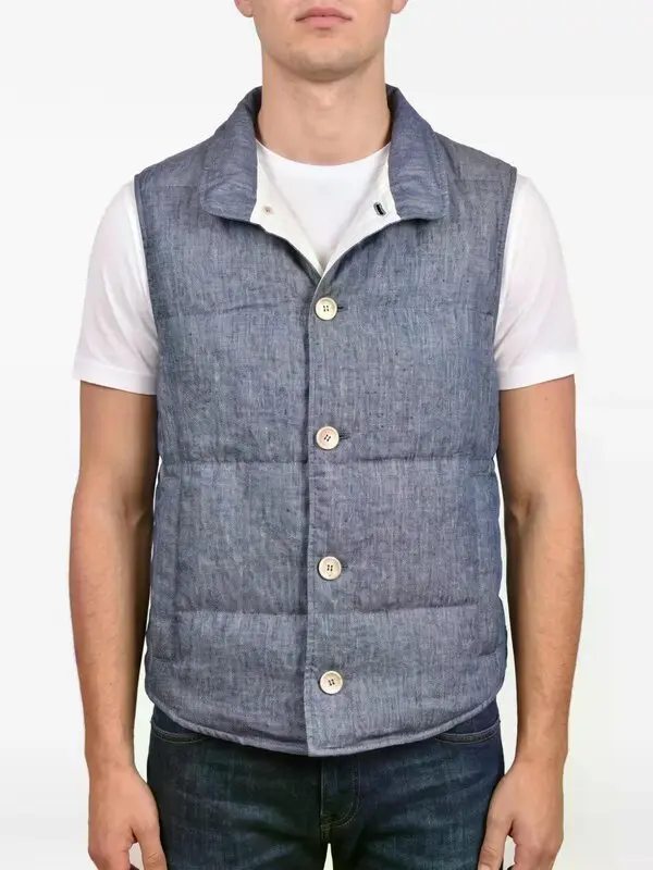 Brunello Cucinelli Quilted Button-down Gilet