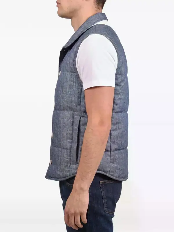 Brunello Cucinelli Quilted Button-down Gilet