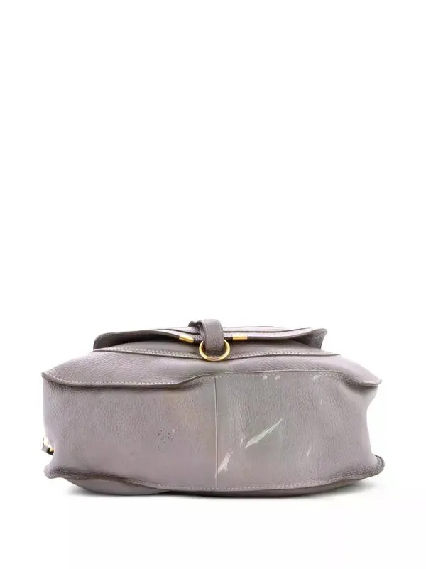 Chloé Marcie Leather Medium Satchel - Grey