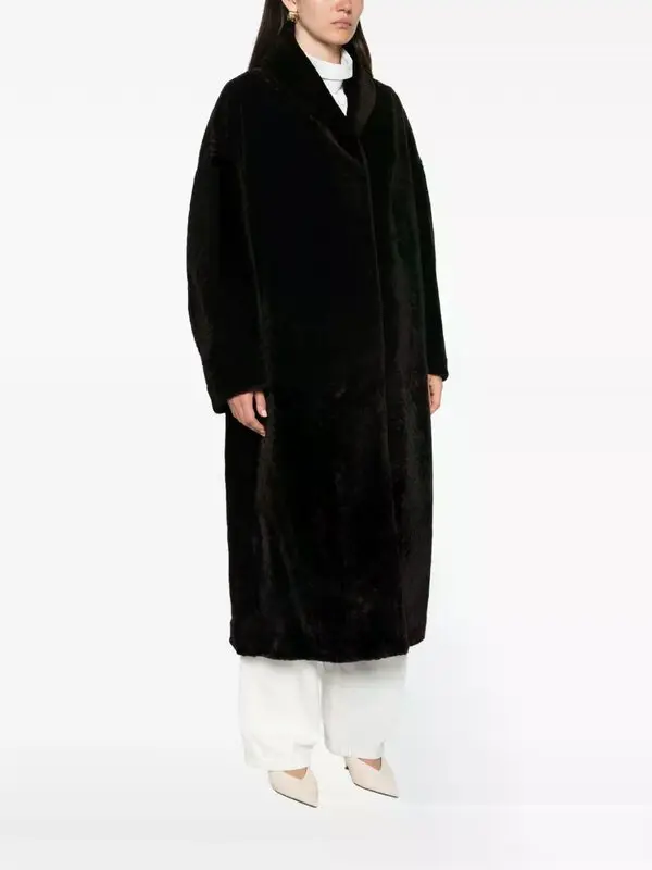 RÓHE Shearling Shawl-collar Coat