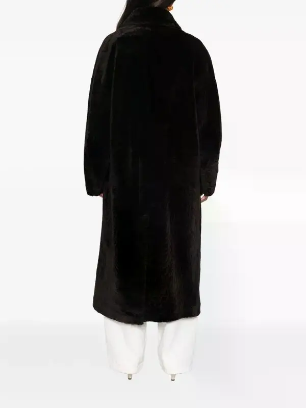 RÓHE Shearling Shawl-collar Coat