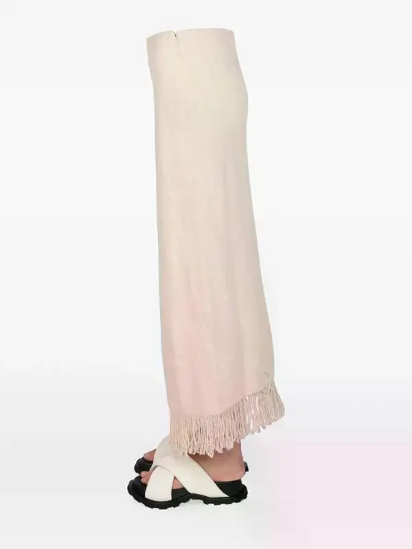 JIL SANDER Fringed Wrap Skirt