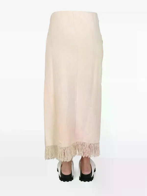 JIL SANDER Fringed Wrap Skirt