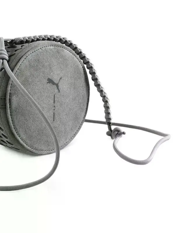 PUMA Perforated-suede Bucket Bag