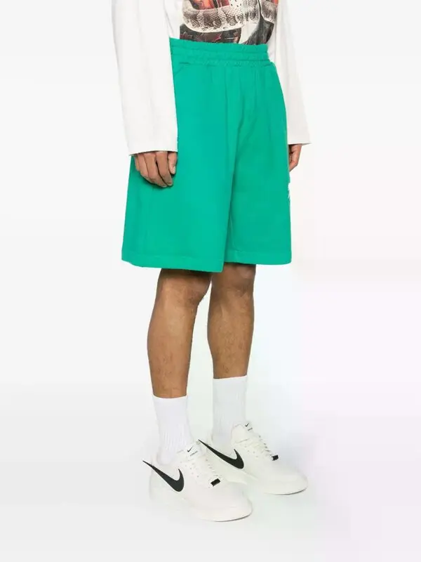 Palm Angels The Palm Cotton Track Shorts