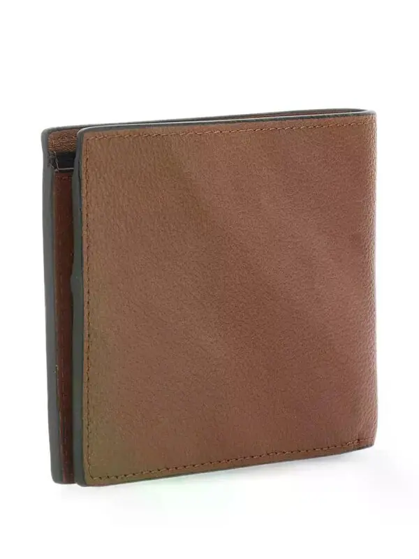 Borsalino Logo-embossed Bifold Wallet - Brown