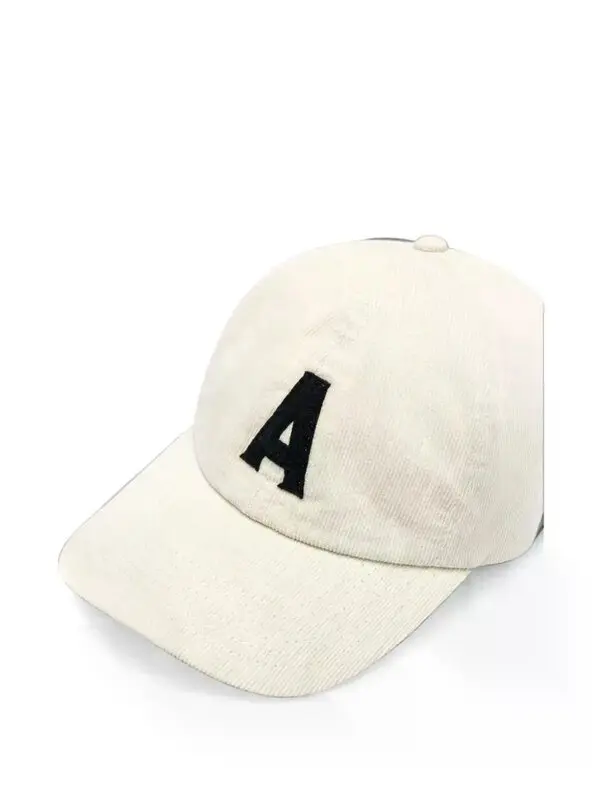 AUTRY Logo-patch Corduroy Baseball Cap