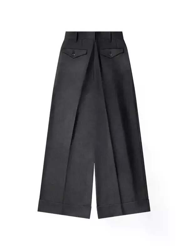 Junya Watanabe Pinstripe Pleated Trousers