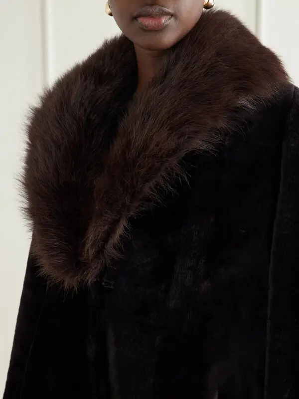 Nour Hammour Astoria Shearling Coat