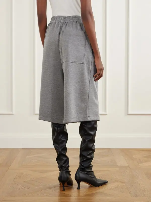 Tibi Feather Weight Jersey Shorts