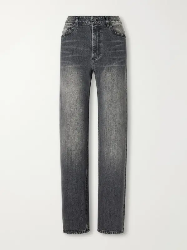 Tibi Charlotte Mid-rise Straight-leg Jeans