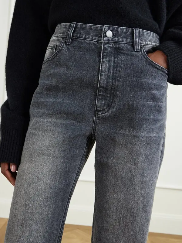 Tibi Charlotte Mid-rise Straight-leg Jeans