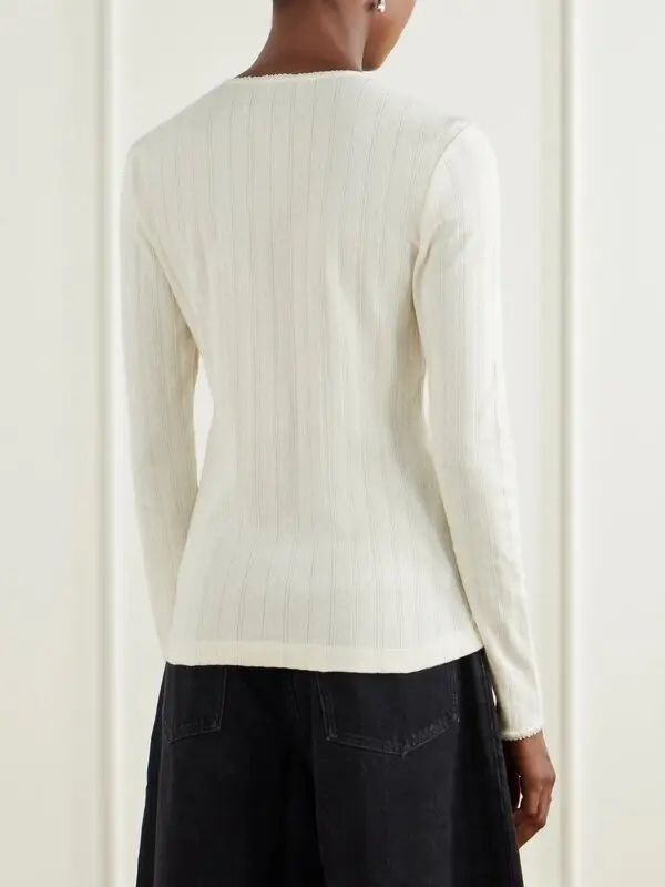 Simone Rocha Embellished Cotton Cardigan