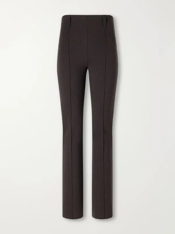 HIGH SPORT Luke Ribbed Cotton-blend Straight-leg Pants