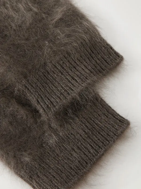 LISA YANG Brushed-cashmere Mittens