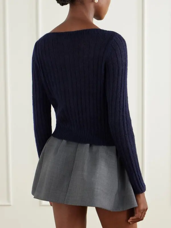 SHUSHU/TONG Embellished Knitted Cardigan