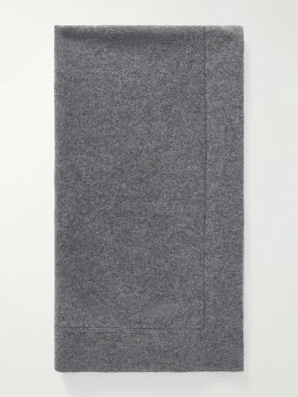 LISA YANG Frieda Cashmere Scarf - Gray