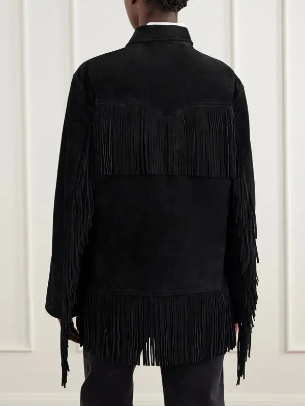 BODE Appalachian Fringed Suede Jacket