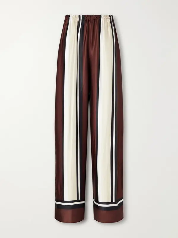 Faithfull The Brand Jensen Satin Wide-leg Pants