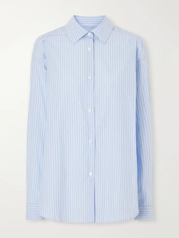 MFPEN Generous Striped Cotton-poplin Shirt