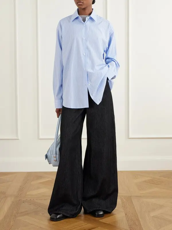 MFPEN Generous Striped Cotton-poplin Shirt