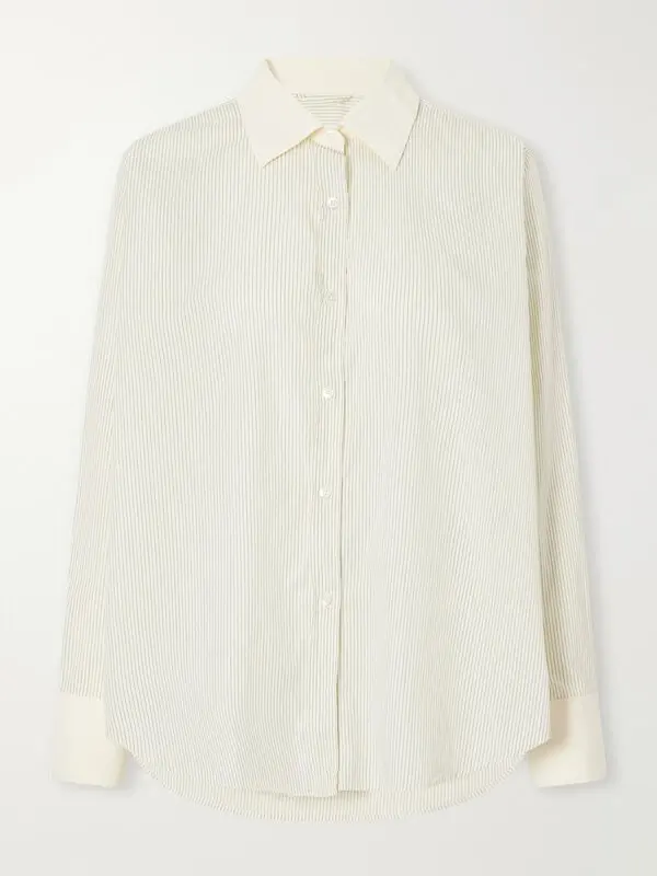 MFPEN Inquiry Striped Cotton Shirt