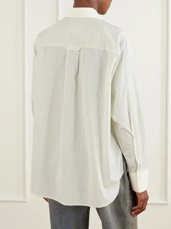 MFPEN Inquiry Striped Cotton Shirt